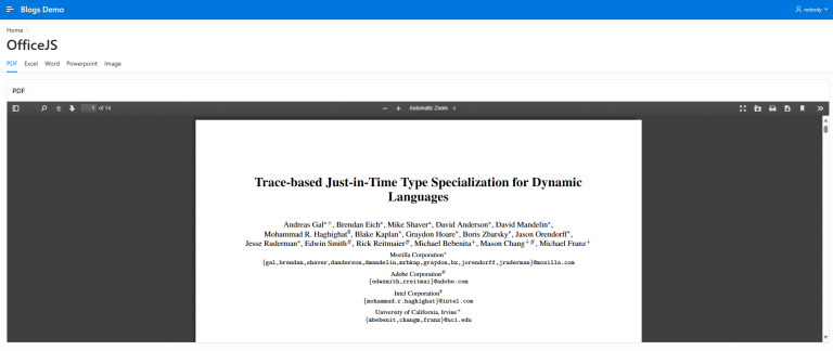 Oracle APEX - Preview document files using OfficeJS jQuery library ...