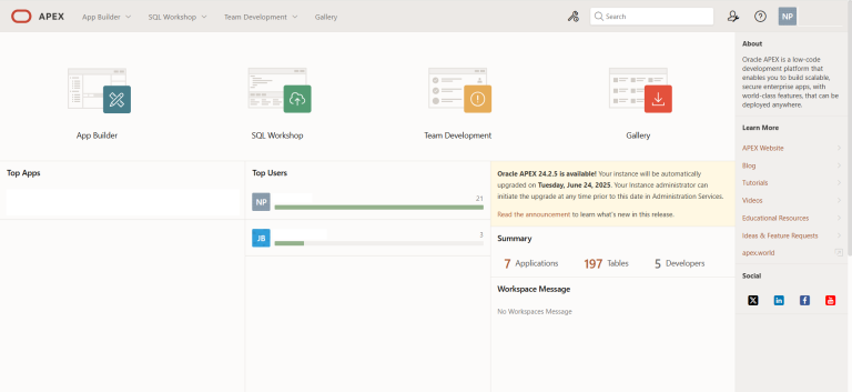 Creating Your First APEX Application step by step - APEXpert Consulting ...