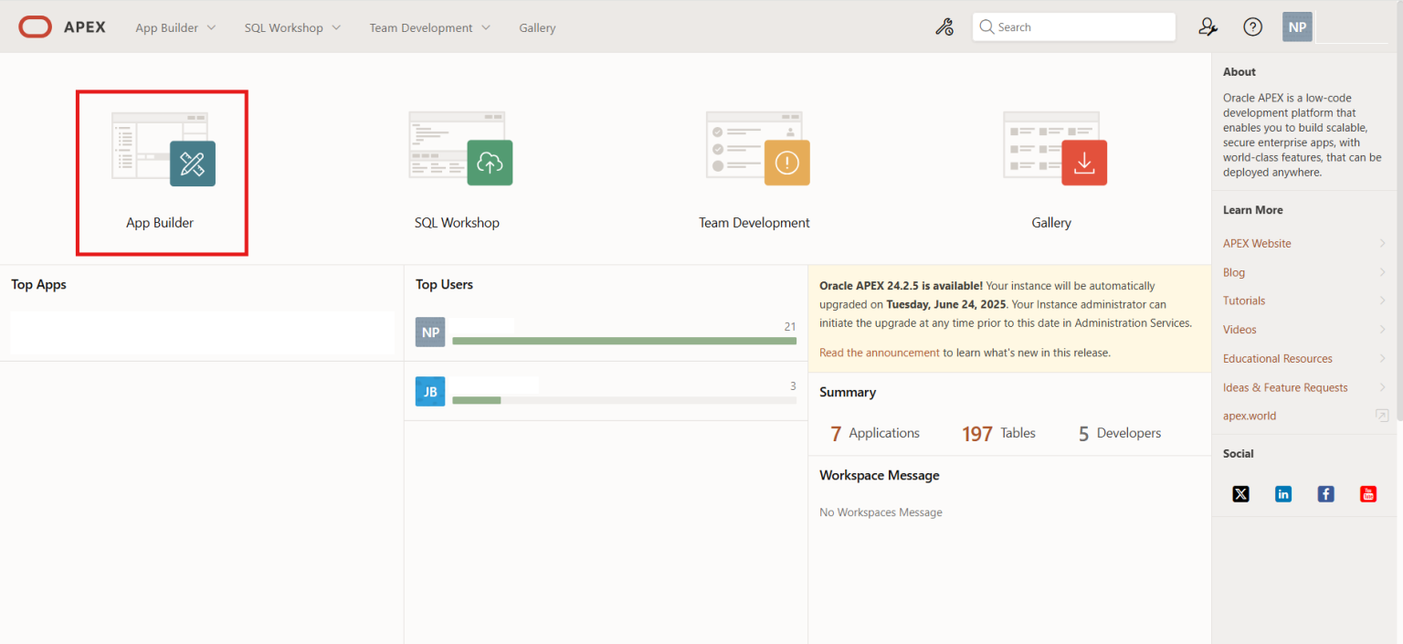 Creating Your First APEX Application step by step - APEXpert Consulting ...