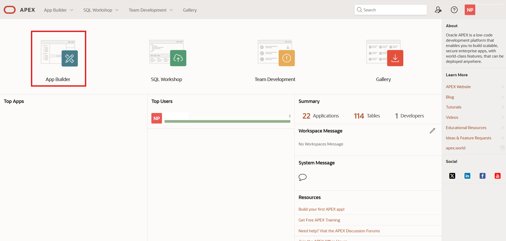Creating a Classic Report Using the Create Page Wizard and Show Its Region Content Dynamically ...